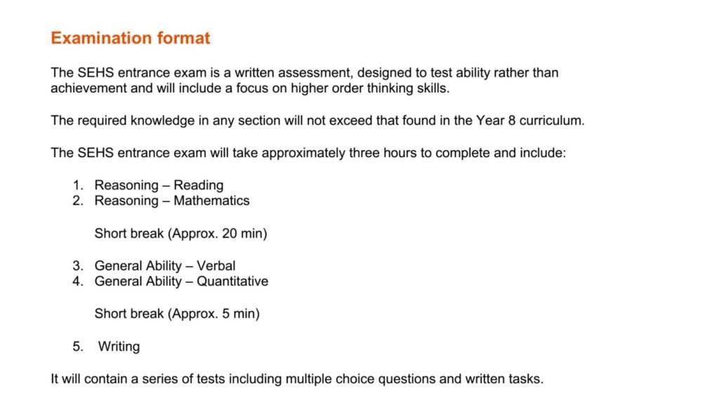 Victorian Selective High School Test 2026 Selectivetrial