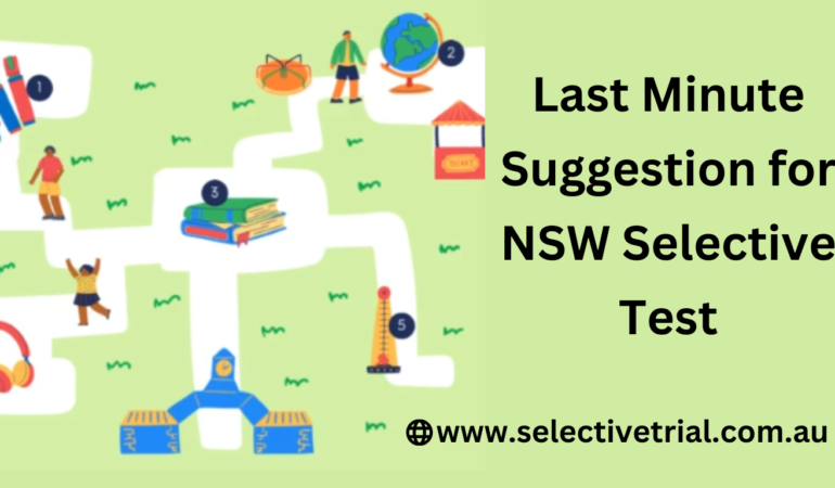 Last minute suggestion for NSW Selective Test - SelectiveTrial